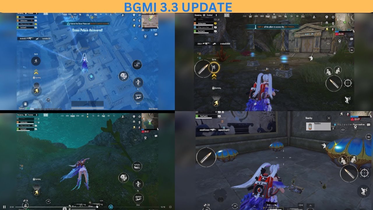 BGMI 3.3 New Update || Under Water Gameplay || #bgmi #bgminewupdate # ...