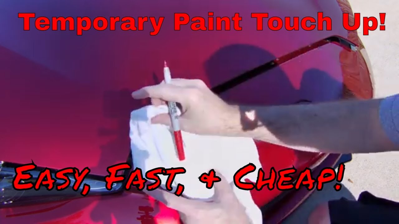 Temporary Paint Touch Up Before Show - YouTube