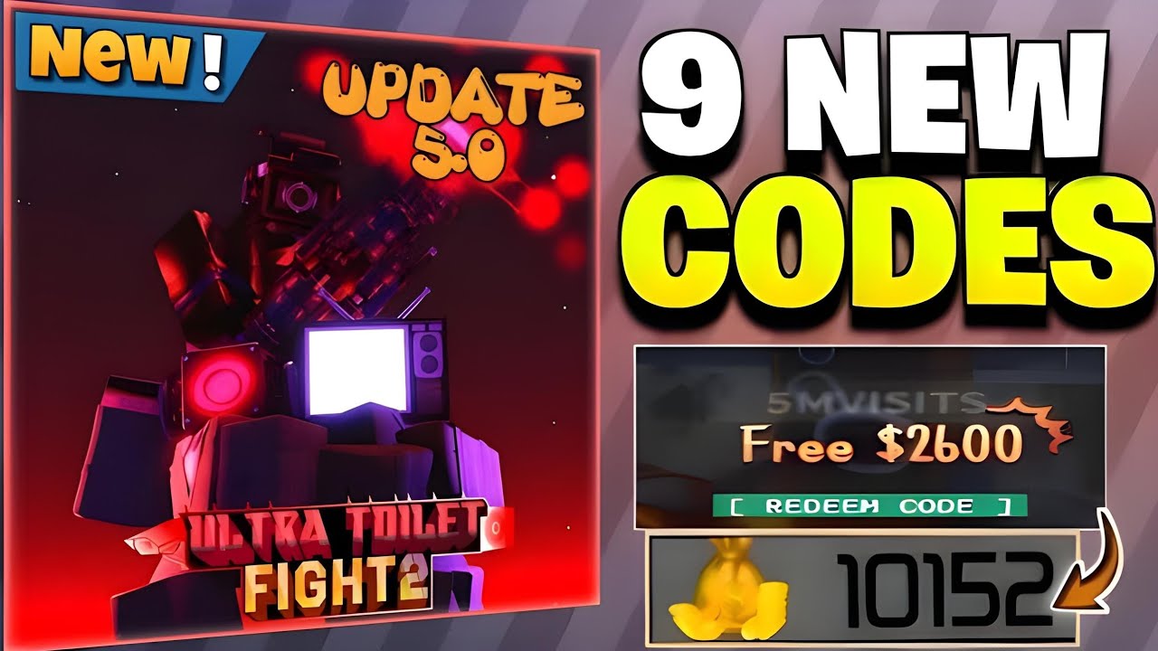 ⚠️NEW⚠️⚡UPDATE 5.0⚡ULTRA TOILET FIGHT 2 CODES IN MARCH 2025 | ULTRA ...