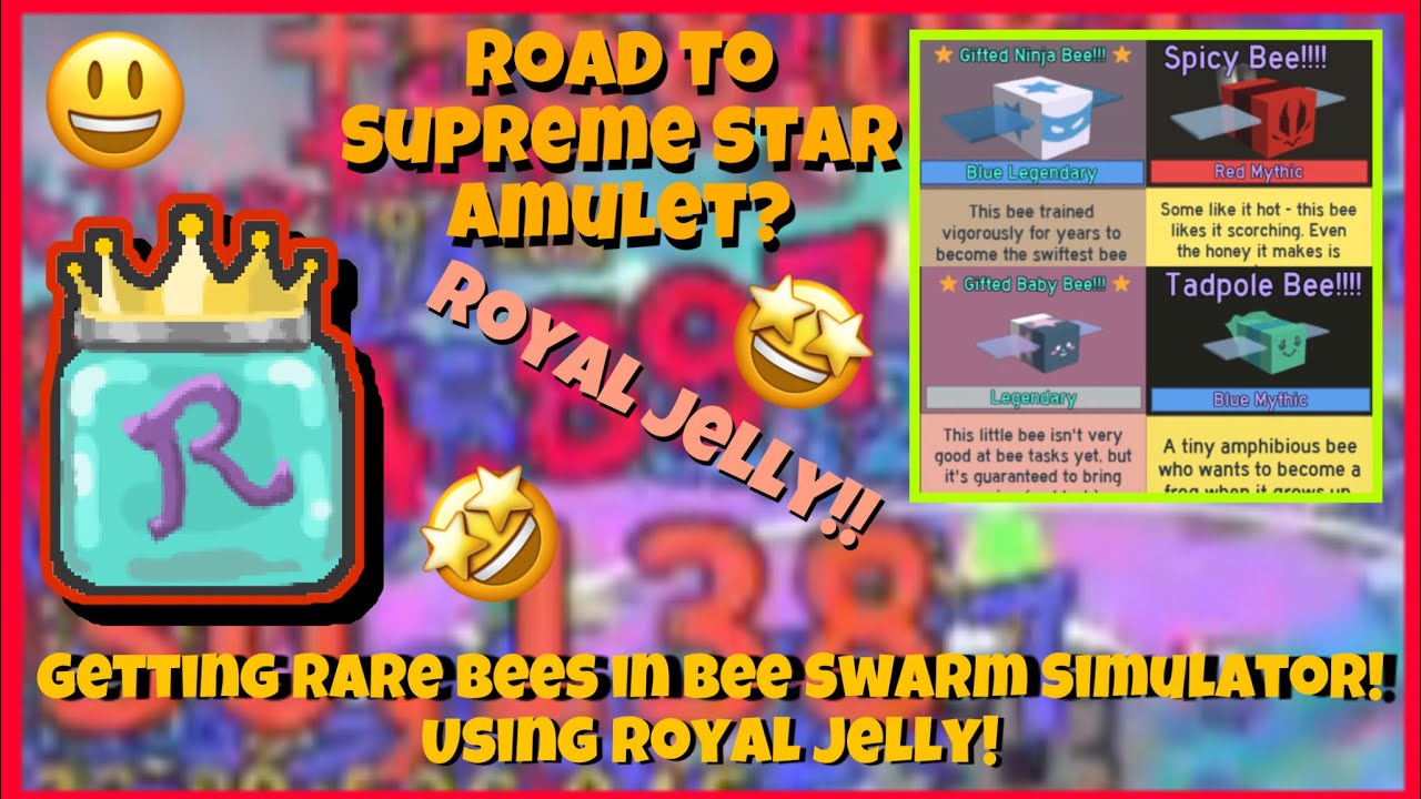 Bee Swarm Simulator- Getting Good Bees Using Royal Jelly! - YouTube