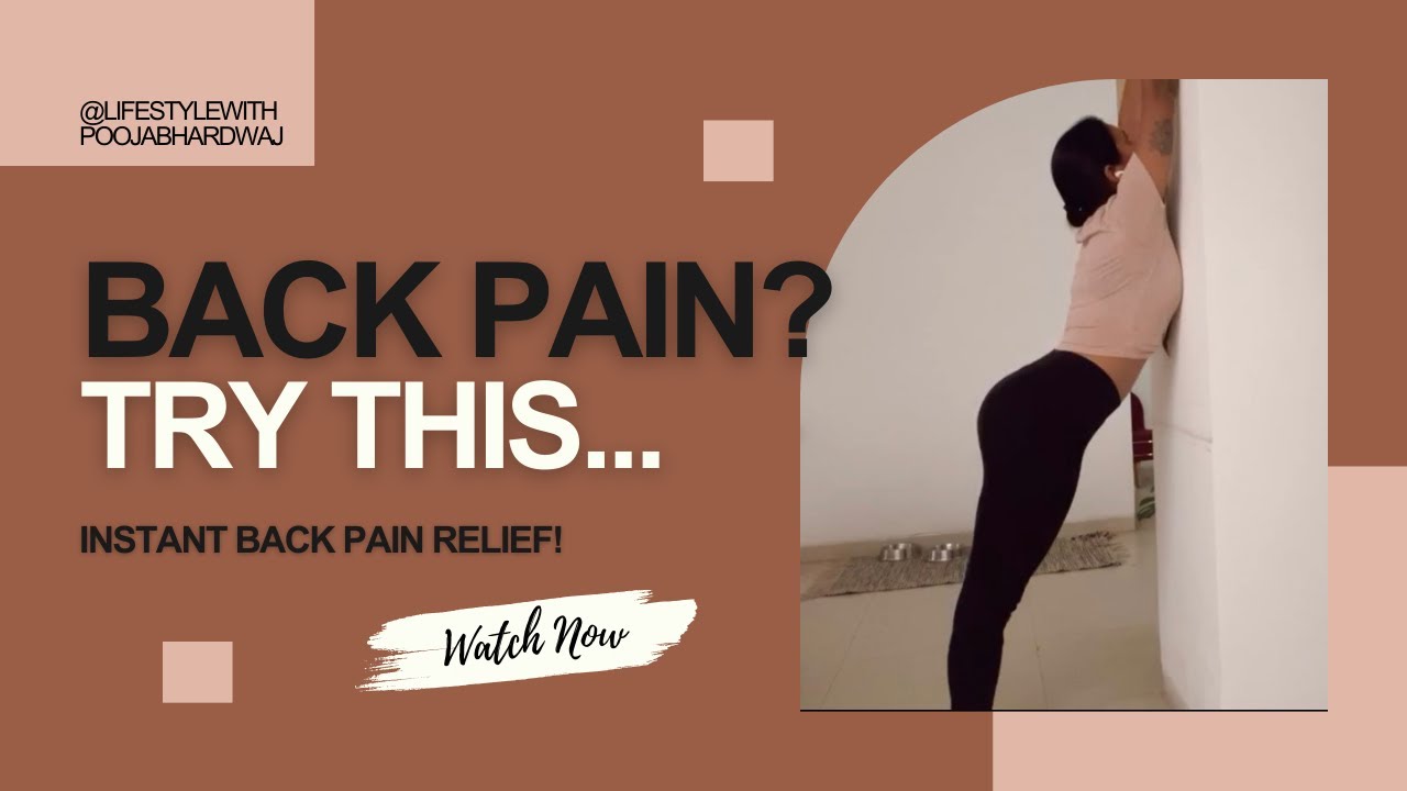 Back Pain Fast Easy Stretches | Back Pain Relief Exercises - YouTube