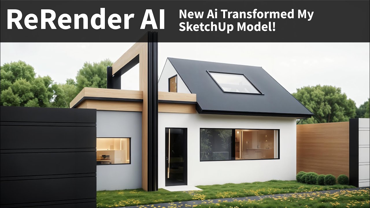 New AI Transformed My SketchUp Model – ReRender AI Is Here! - YouTube