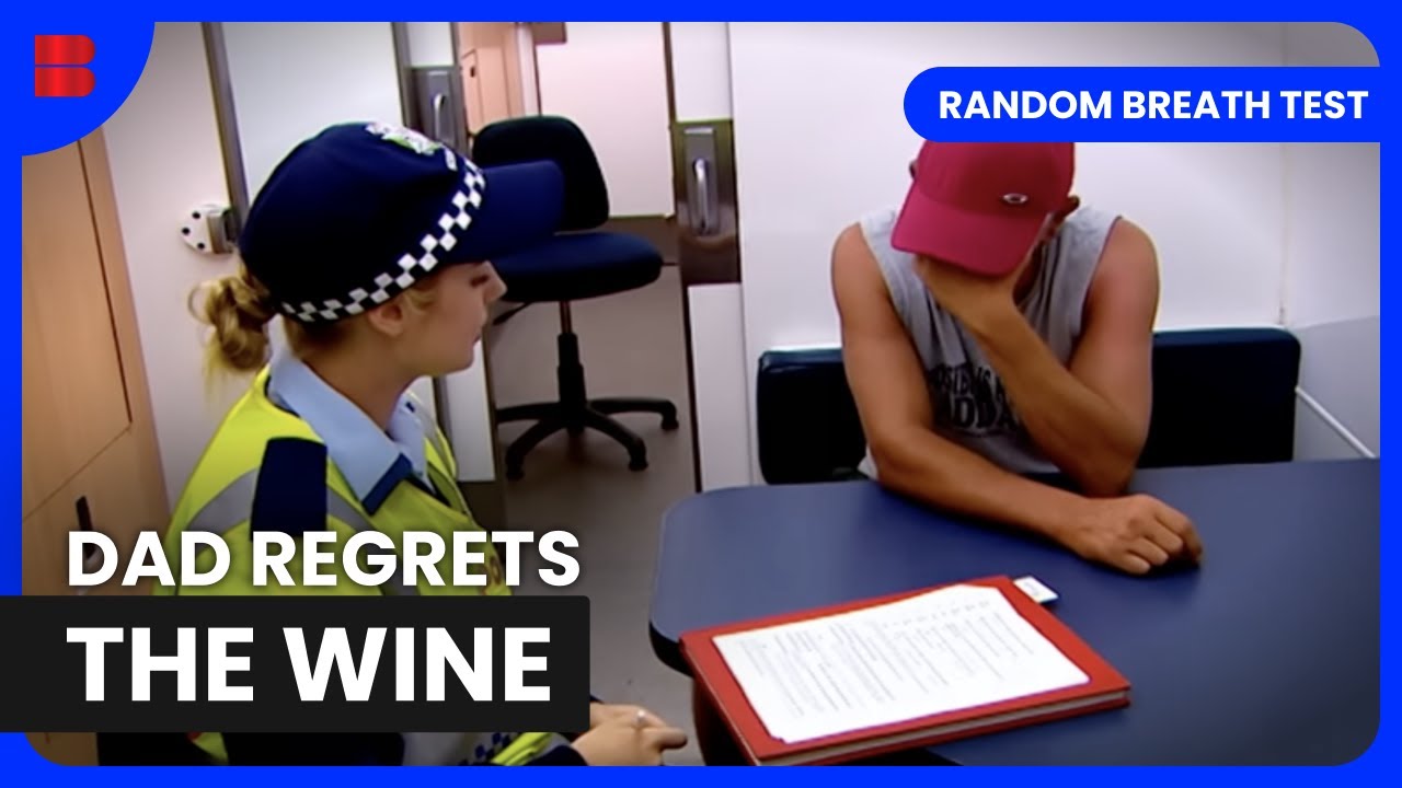 Drunk Driver Gets CAUGHT on School Pickup | Random Breath Test - YouTube