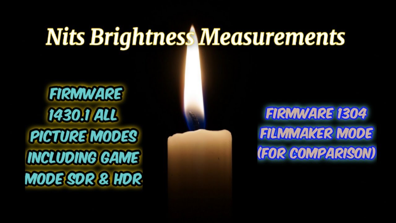 Samsung S95B Firmware 1430.1 & 1304 Nits Brightness Measurements - All ...