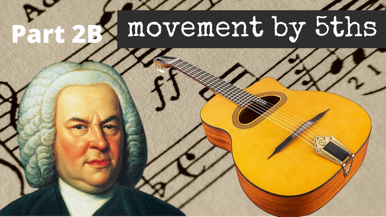 Gypsy Bach Counterpoint exploration part 3 - movement by 5ths b - YouTube