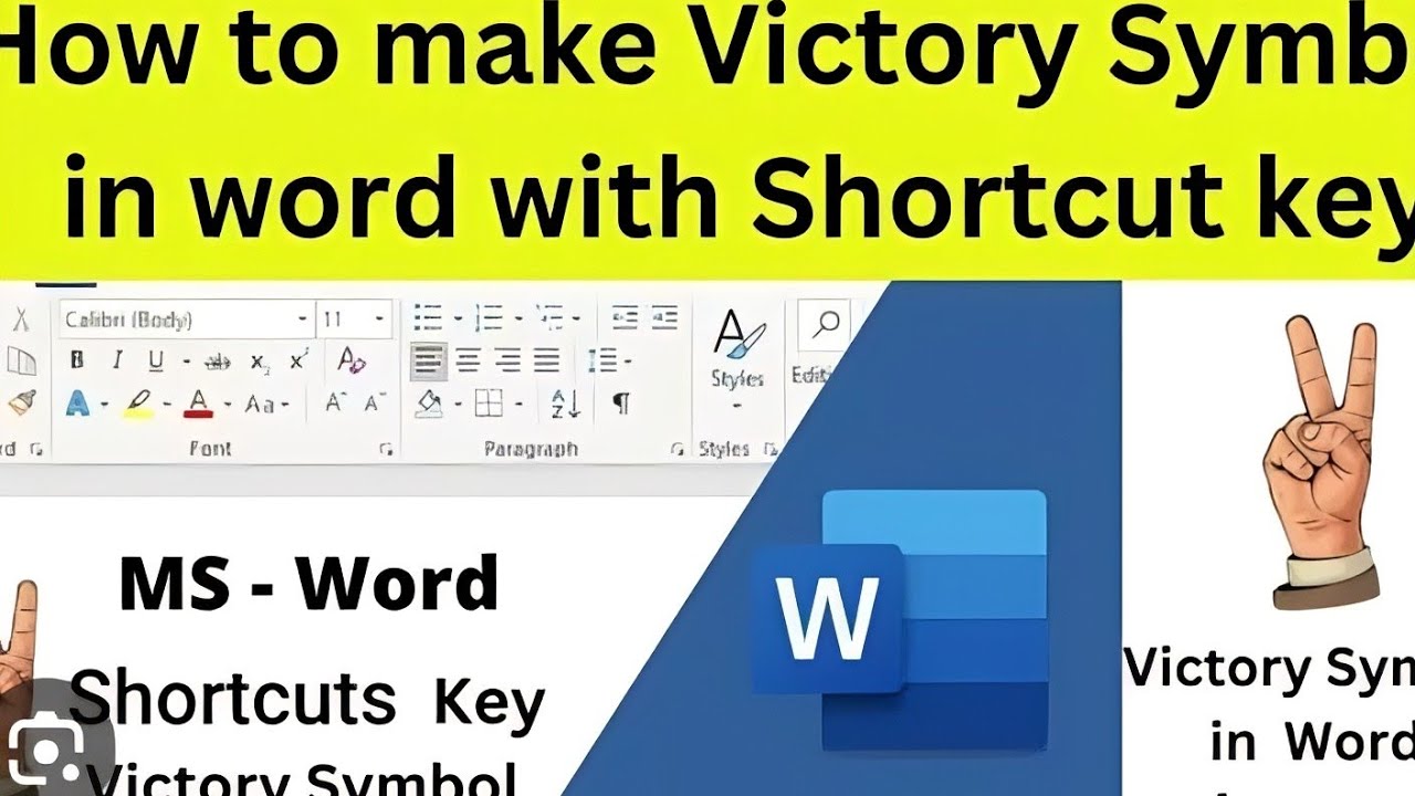 Victory 😱or signature😱😱 symbol kaise banaye। How to make victory and ...