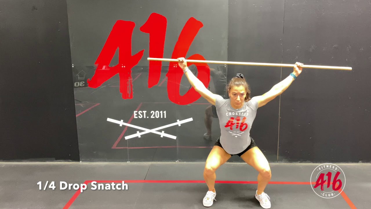 1/4 Drop Snatch - YouTube