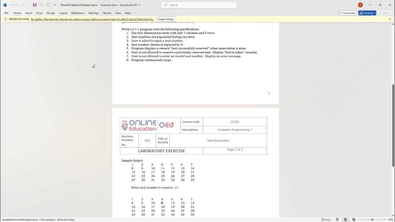 Machine Problem 2 - YouTube