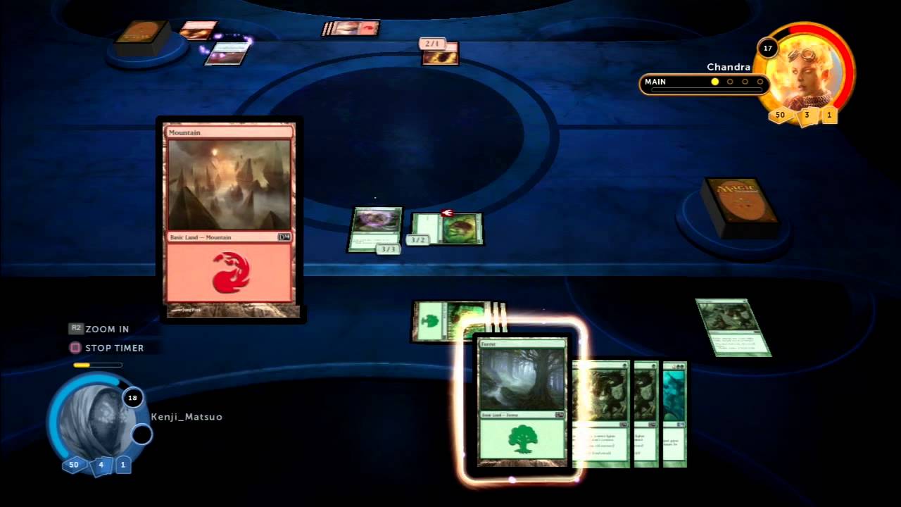 Magic: The Gathering 2014 - Demo Gameplay - YouTube