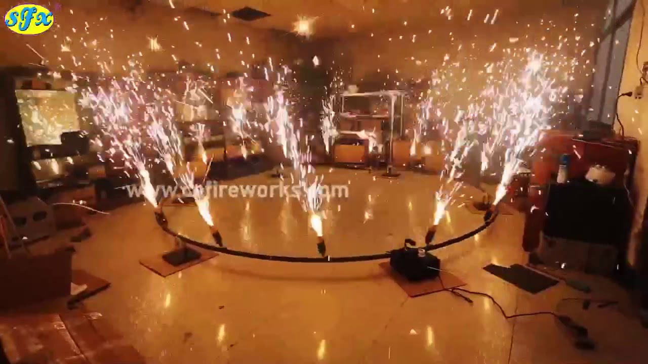 360 cold pyro merry christmas happy new year - YouTube
