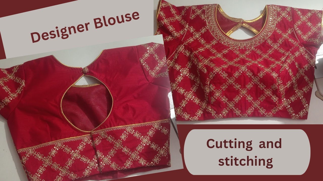princess cut blouse cutting and stitching| princess cut blouse design ...