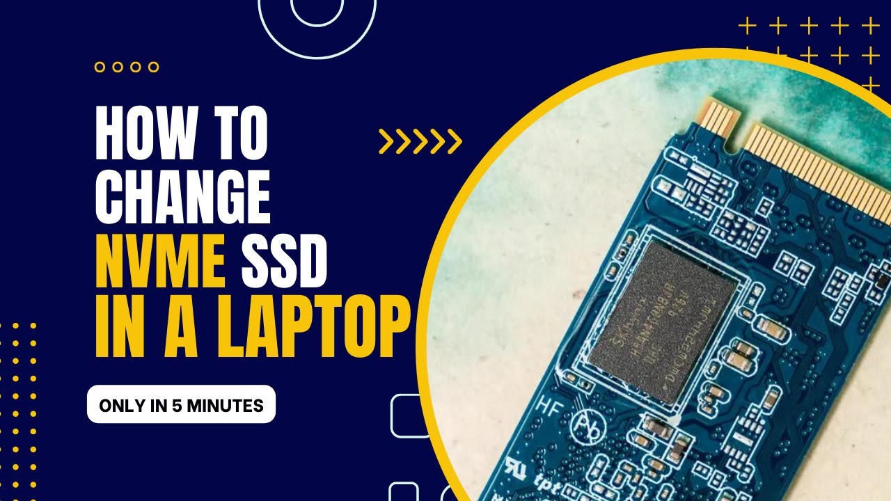 How to Upgrade/Change nvme SSD in Any laptop in just 5 minutes - YouTube