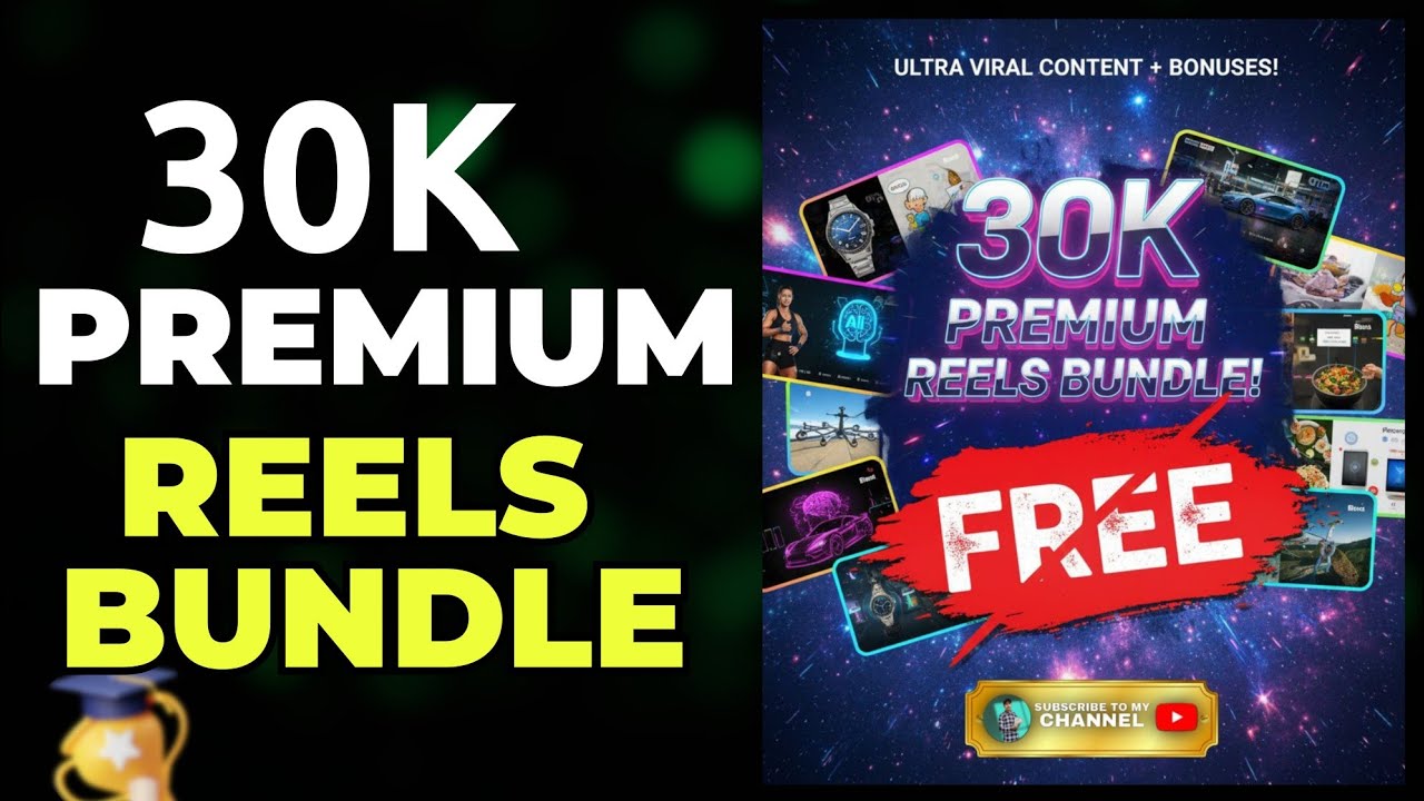 30K Premium Reels Bundle Free Download | Instagram Reels Bundle | Free ...