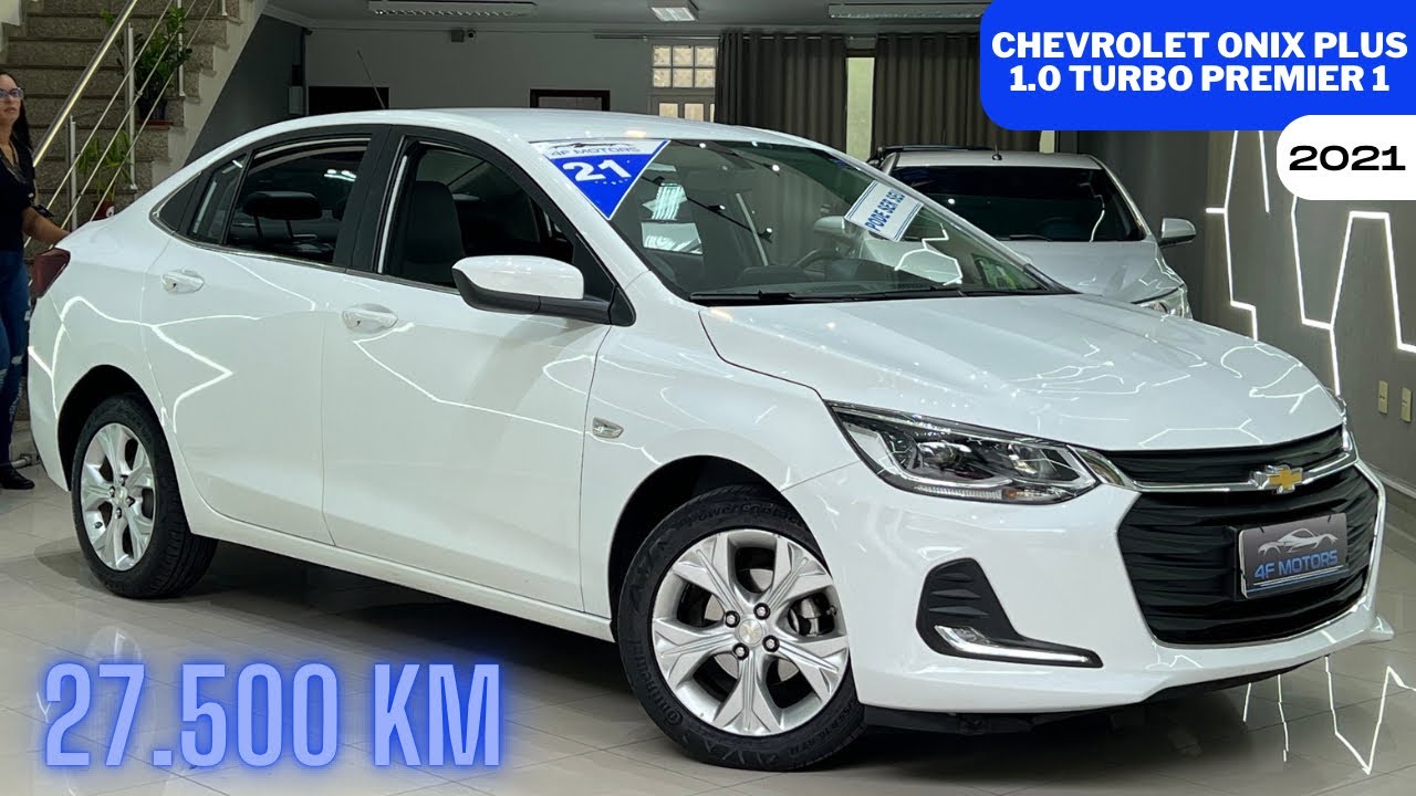 Chevrolet Onix Plus 1.0 Turbo Premier 2021 @4fmotors BAIXO KM !!! - YouTube
