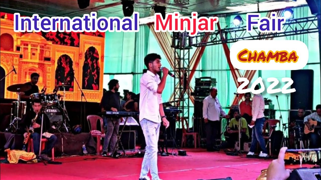 Minjar mela 2022 performance by |AASHISH KUMAR| saiyyan - |Kailash Kher ...