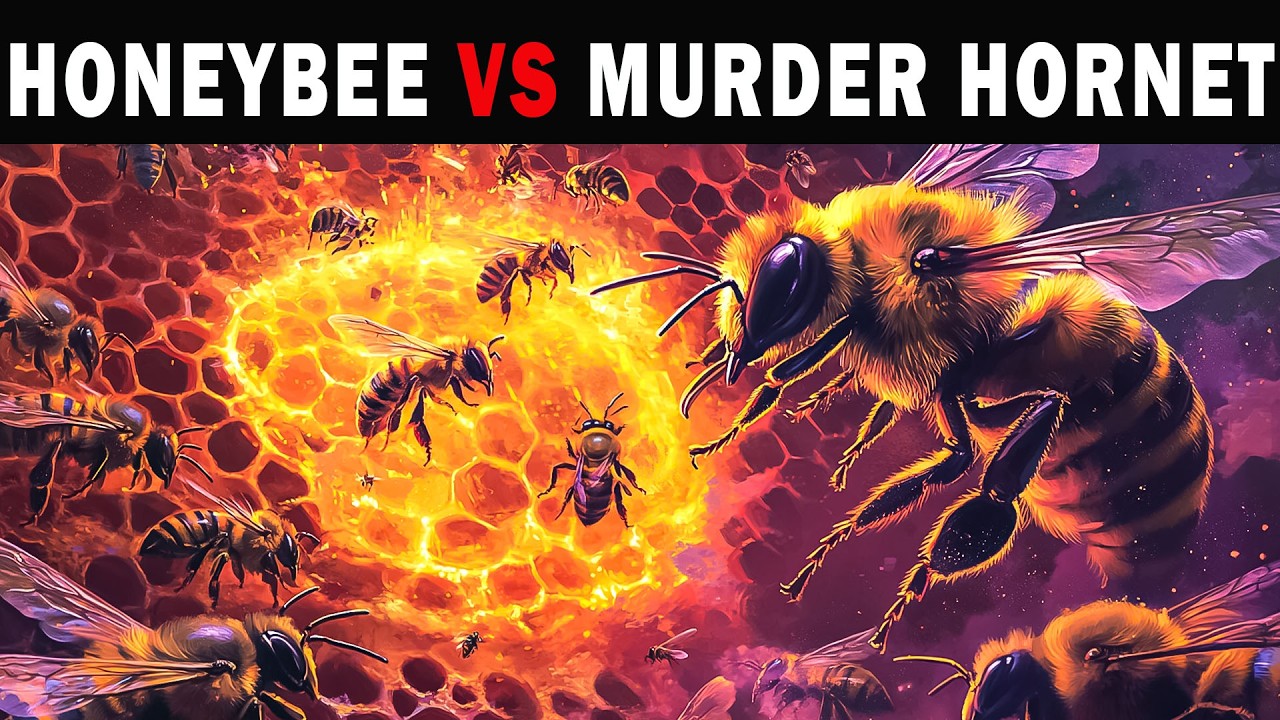 Japanese Honeybee vs Murder Hornet – The Ultimate Insect Showdown - YouTube