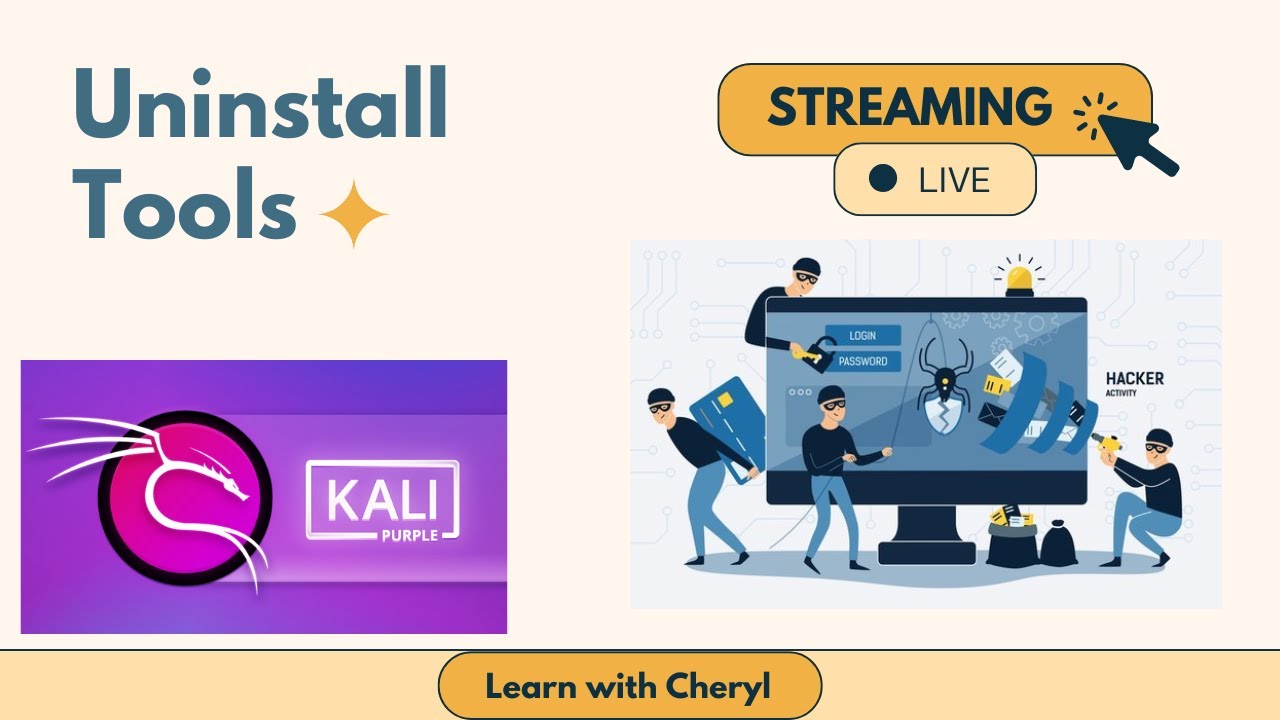 UNINSTALL ANY TOOL ON KALI LINUX #tools #pentesting - YouTube