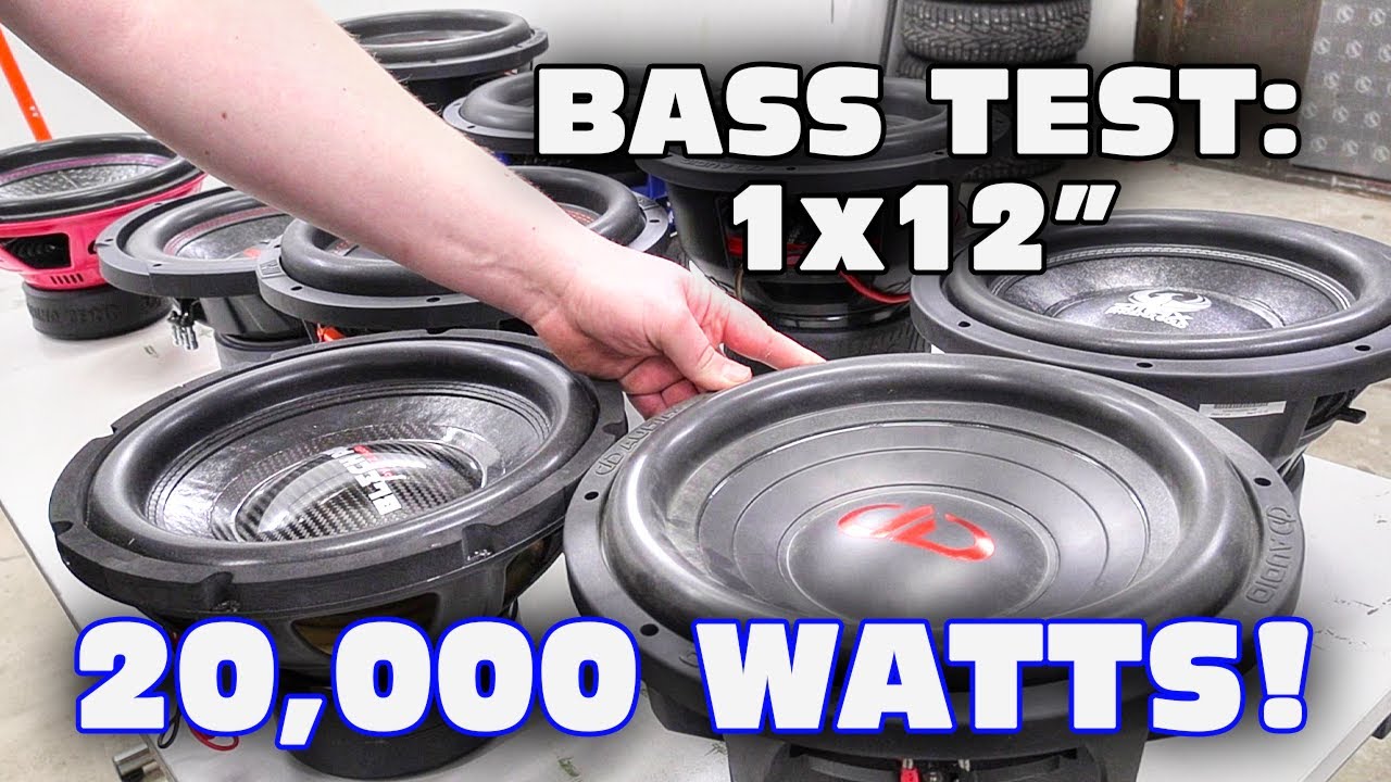 ULTIMATE SUBWOOFER TEST | 1x12” + 20kW RMS | Introducing Car and the ...