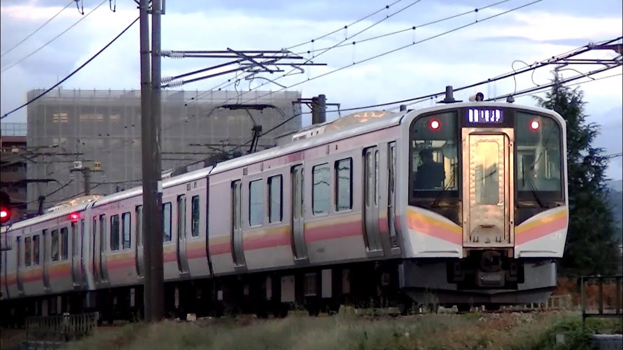 E129系B19+A19編成 信越本線下り普通453M 長岡→新潟 - YouTube
