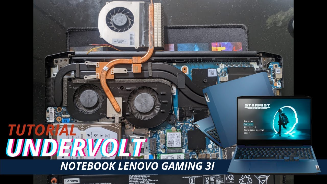🛠 Ensinando a como fazer UNDERVOLT Notebook Lenovo Ideapad Gaming 3i ...