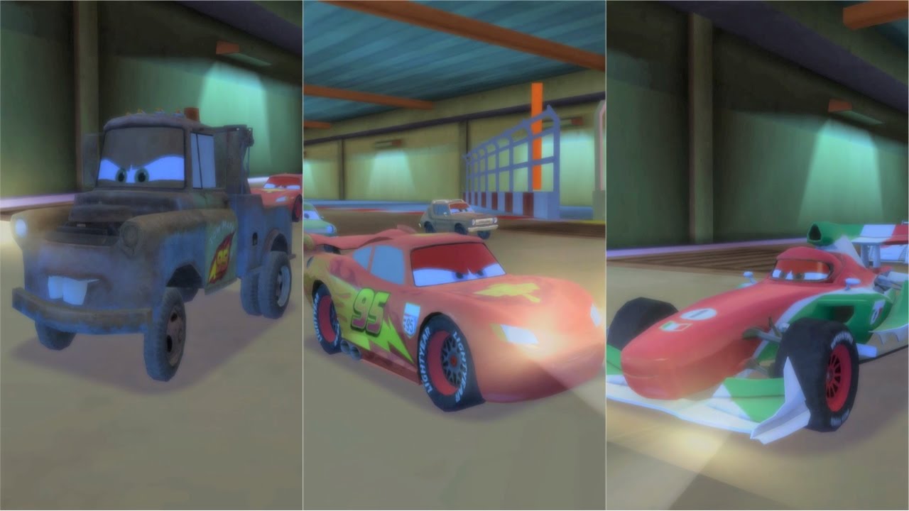 Cars 2 Battle Race with Lightning McQueen, Mater, Francesco Bernoulli ...