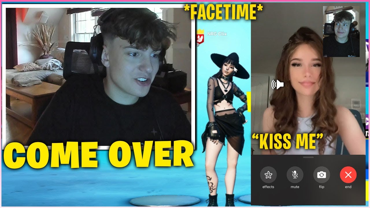 CLIX *FACETIME* LINA On LIVE STREAM & Ask her To COME OVER In NEW NRG ...