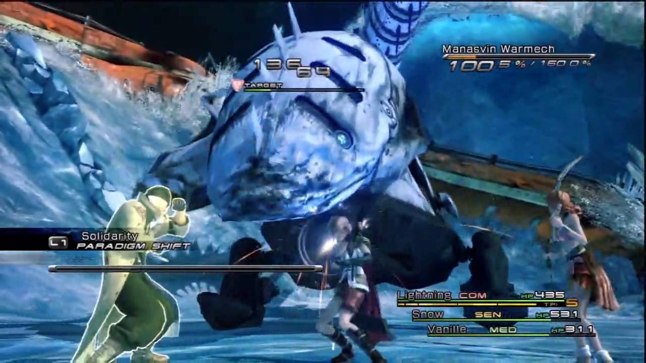 Final Fantasy XIII - Boss 02 "Manasvin Warmech" [HD] - YouTube