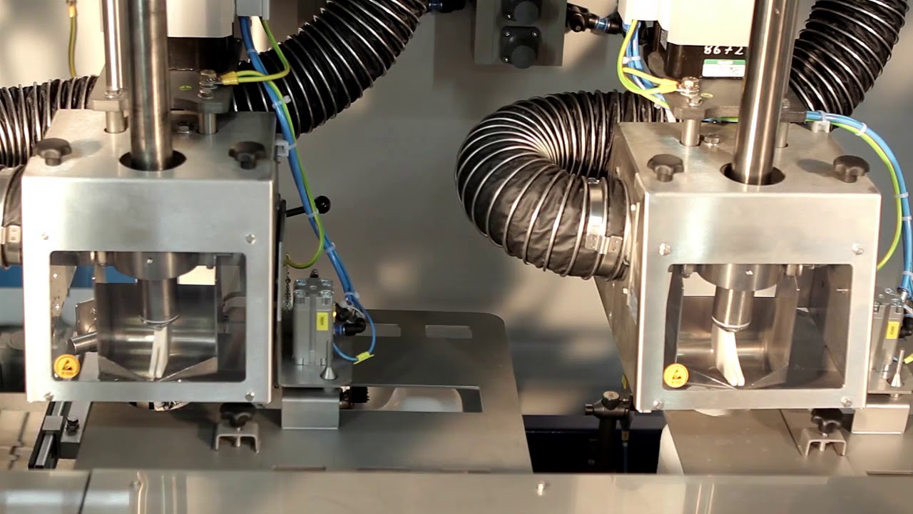 Feige FILLING - Automatic can filling machine INTEGRA 606 - YouTube