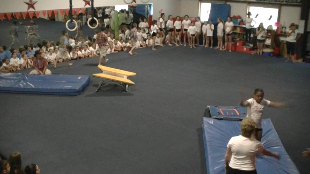 2016 Tumble Time Gym Show Mini Tramp Demo...ShowTwo - YouTube