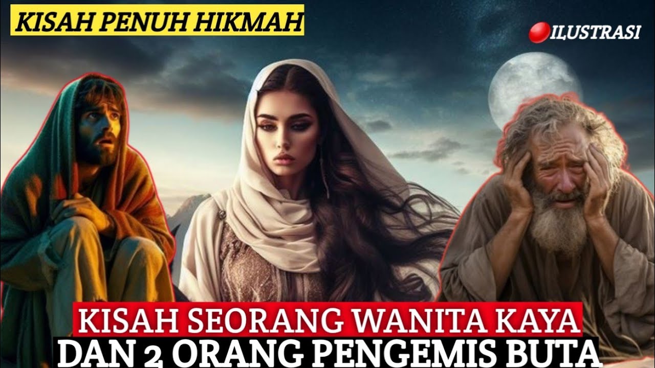 kisah seorang wanita kaya dan pengemis buta - YouTube