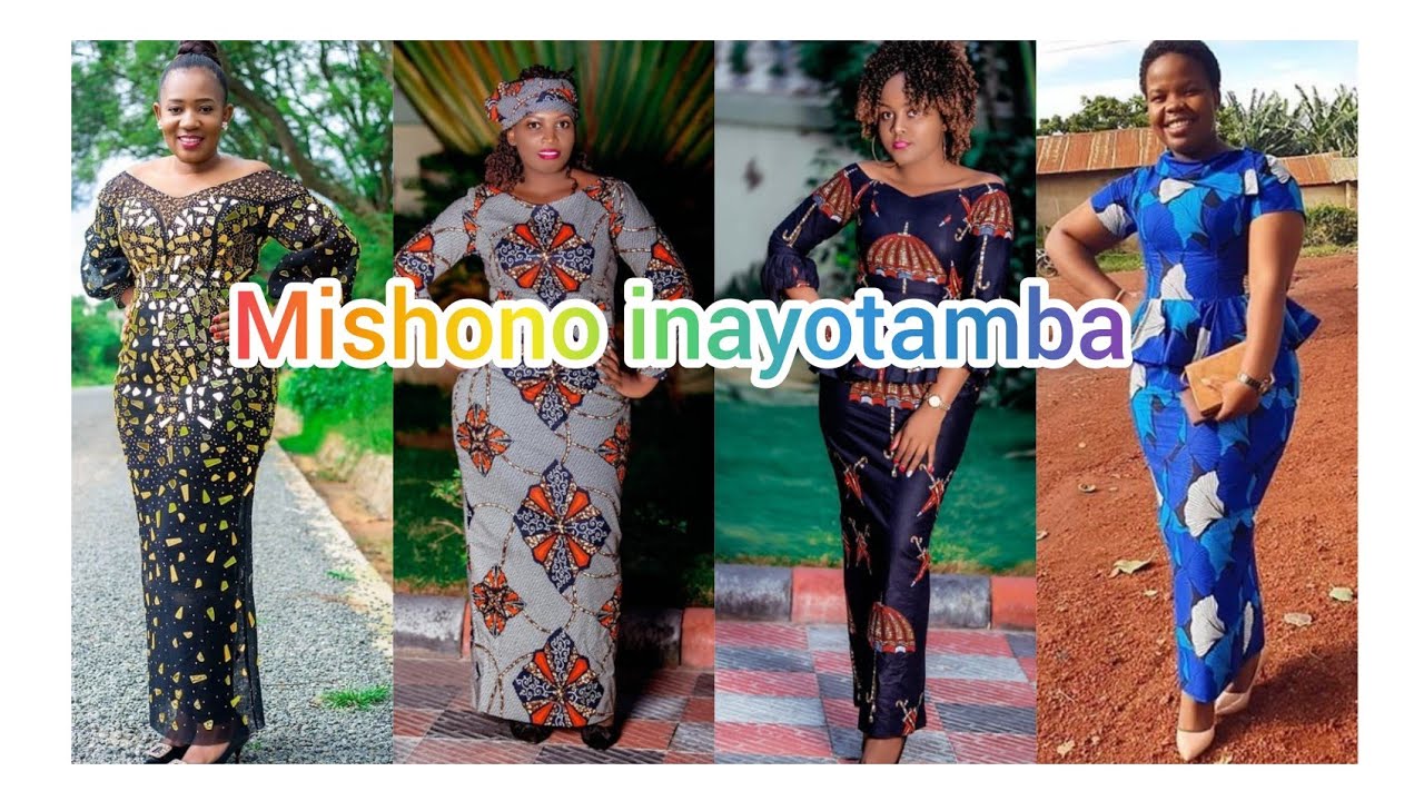 mishono mipya ya vitenge magauni 2022/mishono ya vitenge vya kisasa ...