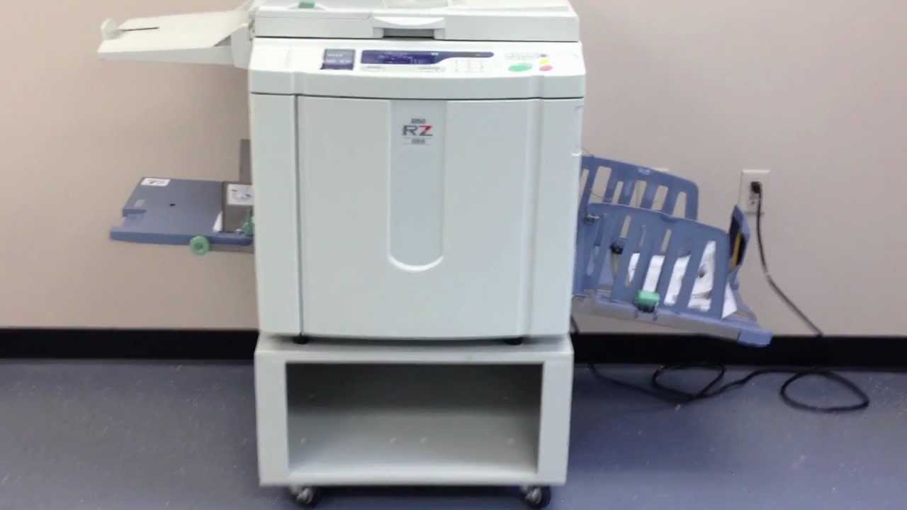 Riso 220UI Testing - YouTube