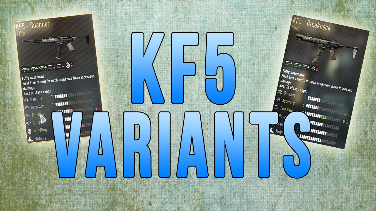 Advanced Warfare - KF5 VARIANTS (Covering All Variants) - YouTube