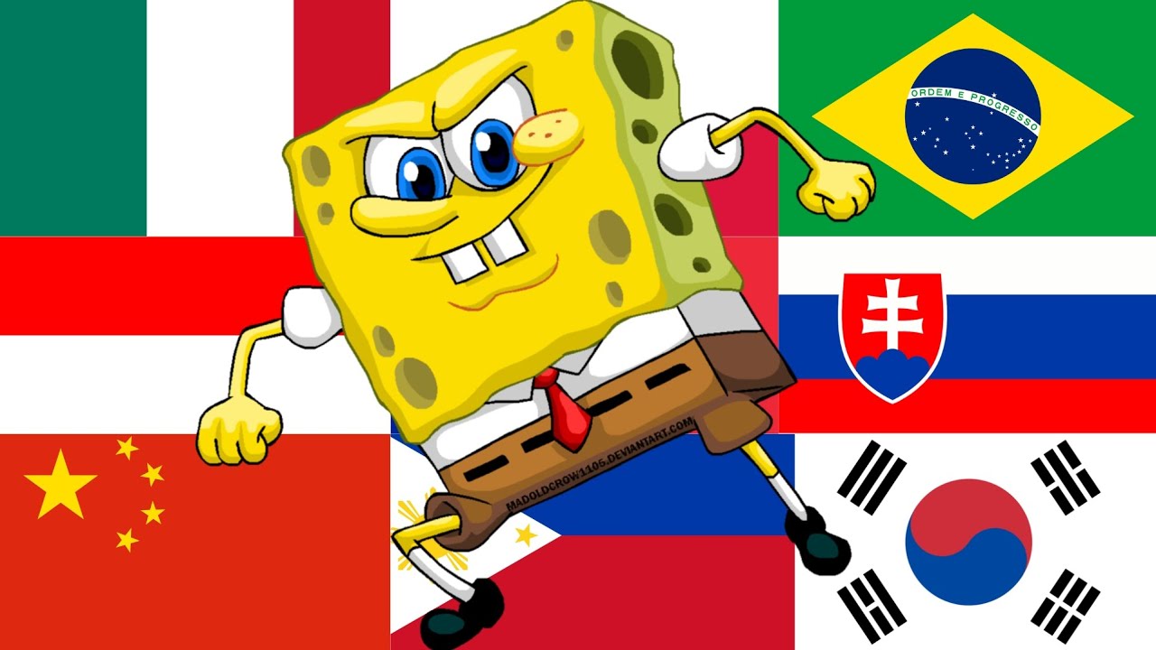 SpongeBob In differnt languages memes pokapoka#googletranslat - YouTube
