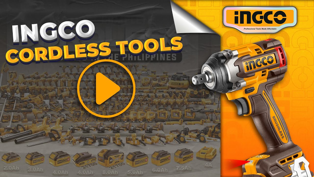INGCO No. 1 Cordless Tools - YouTube