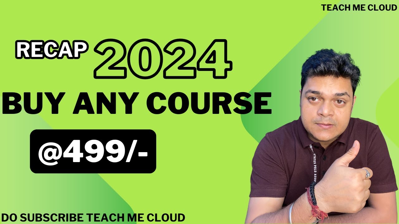 Whats your achievement in 2024 ? Recap 2024 ! Buy any technical course in just 499/- - YouTube