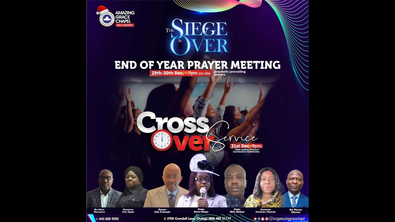 RCCG AGCB Crossover Service 2021 - YouTube