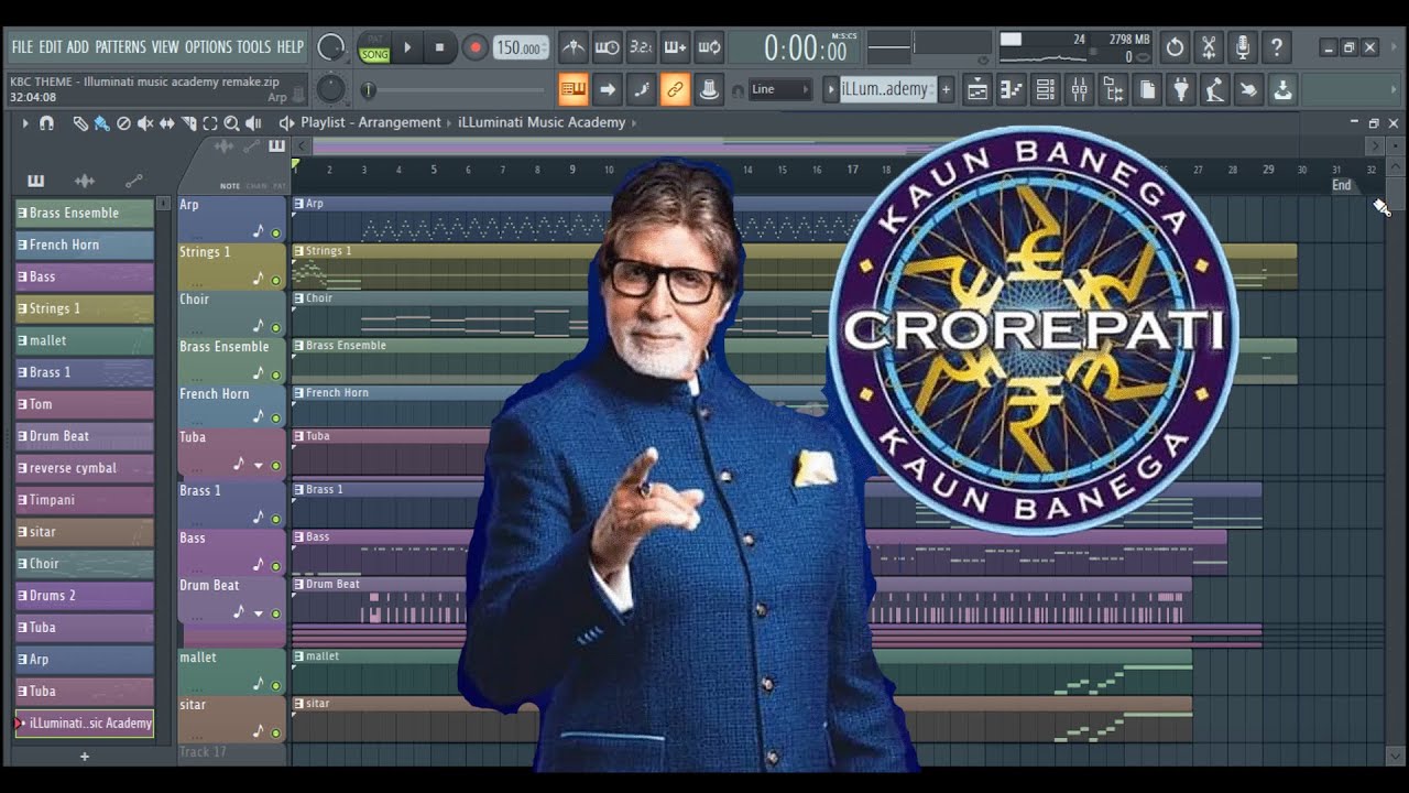 How to Produce KBC Theme Music in FL Studio - YouTube