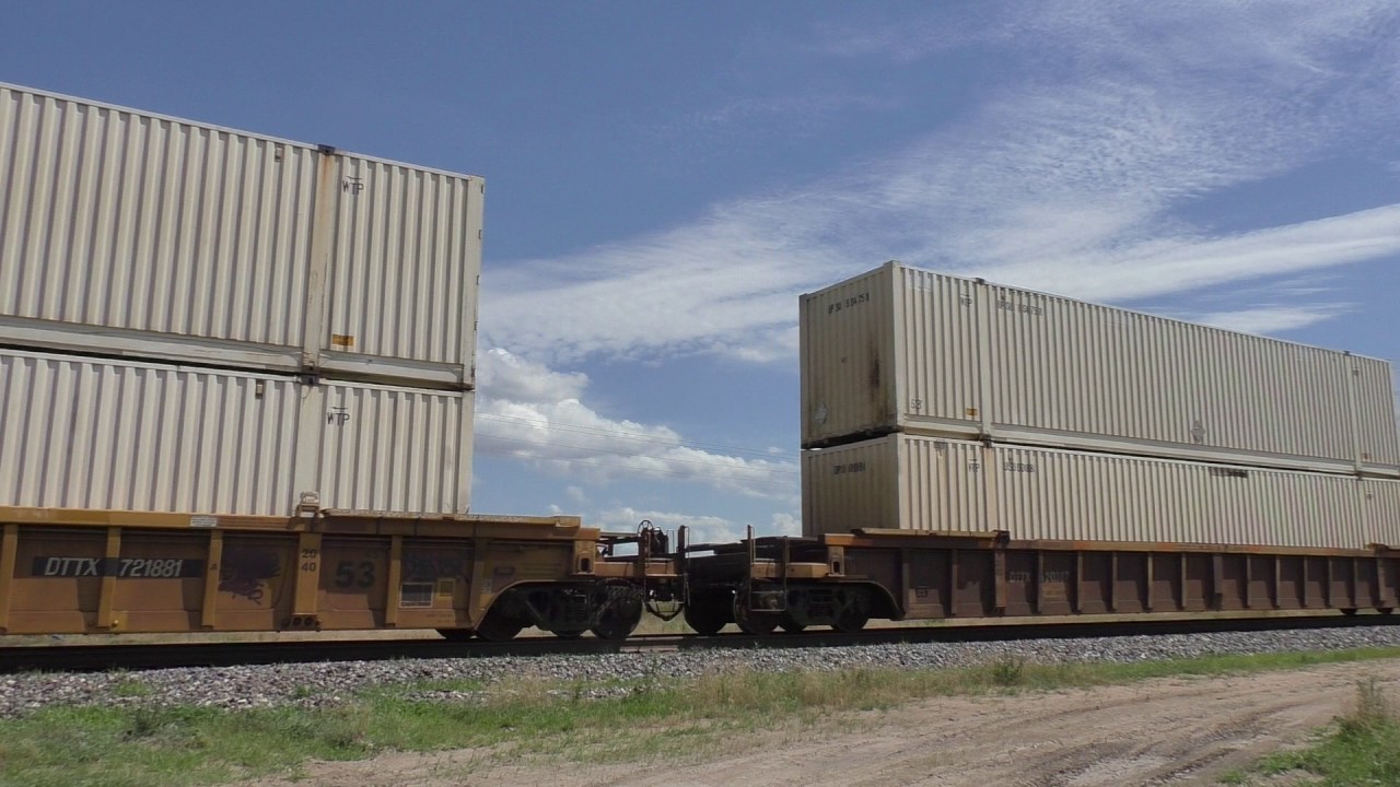 ODD BALL UP HOT Z-UPS intermodal with BNSF containers 06/30/2016 # 4 ...