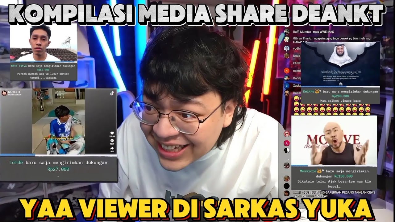 KOMPILASI MEDIASHARE DEANKT || YA VIEWER DI SARKAS YUKA - YouTube