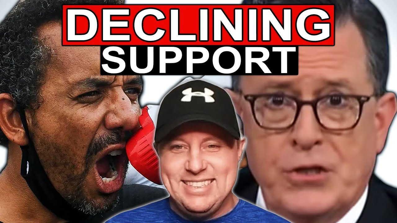 Stephen Colbert EMBARRASSED as Fans Protest CBS & NO ONE Shows Up - YouTube