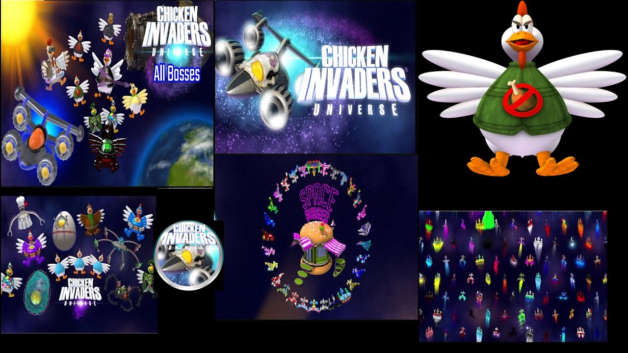 Chicken Invaders Universe All Bosses ISRO #CIU Please Subscribe#games # ...