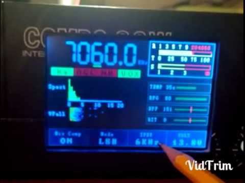 ham bitx waterfall fft cw rtty touchscreen - YouTube