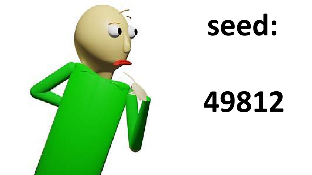 Baldi's Basics Plus - seed: Seed 49812 - YouTube