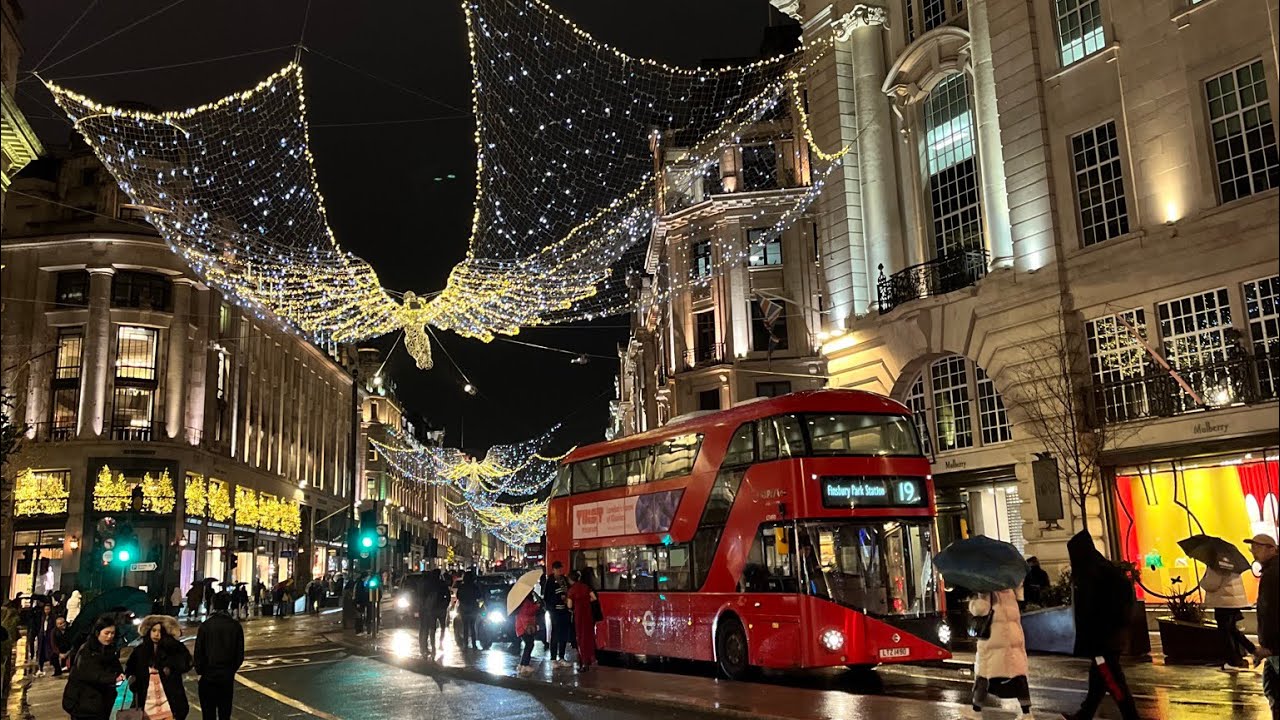 Christmas time in London, UK - YouTube