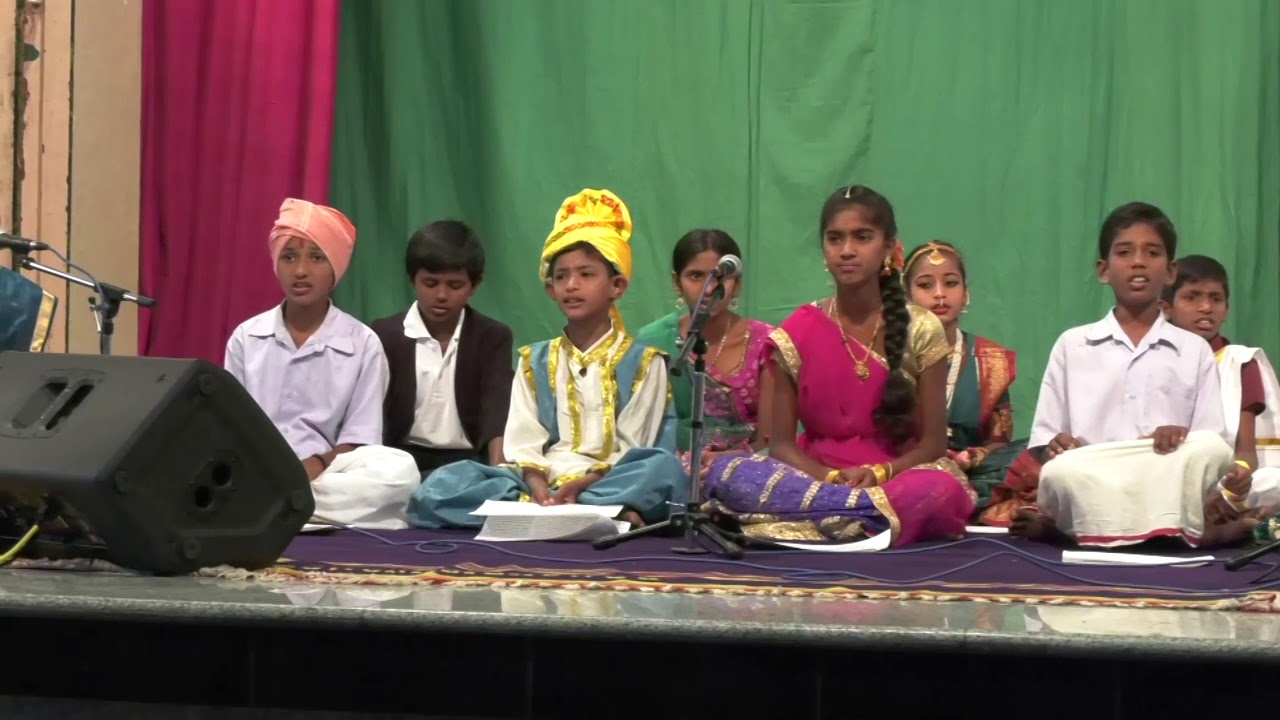 SRVK CHILDREN,SAARI BANDANE BHAJAN SONG 2019-20 - YouTube