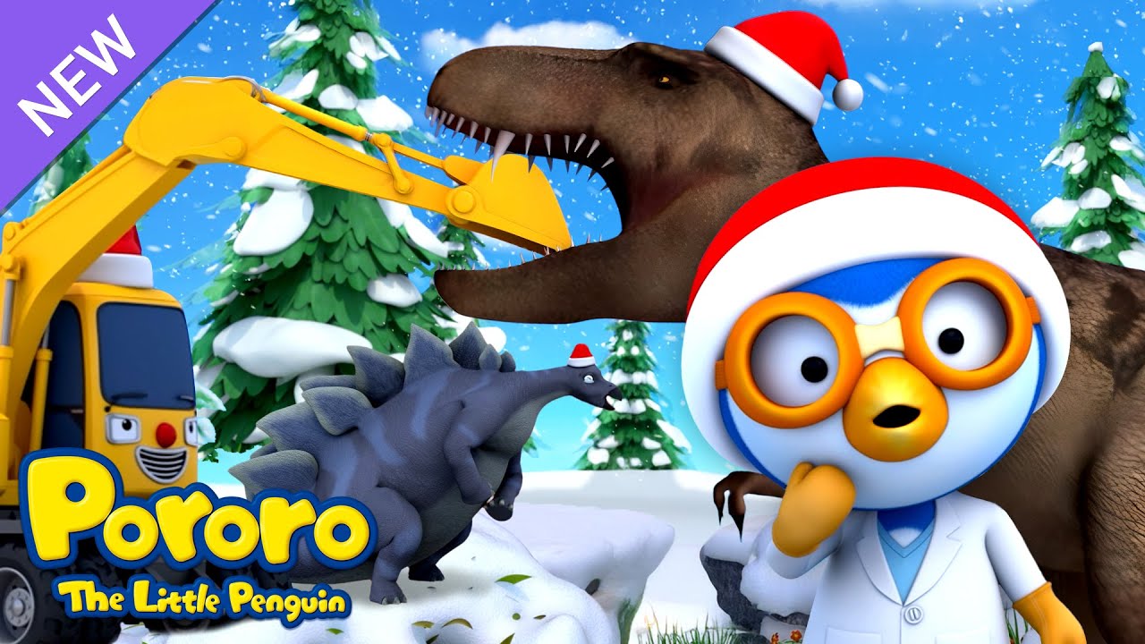 [⭐NEW] Pororo Christmas Dino Hospital | Heavy Vehicles at the Dinosaur ...