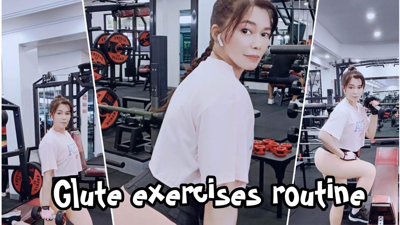 Glute Exercises Routine, - YouTube