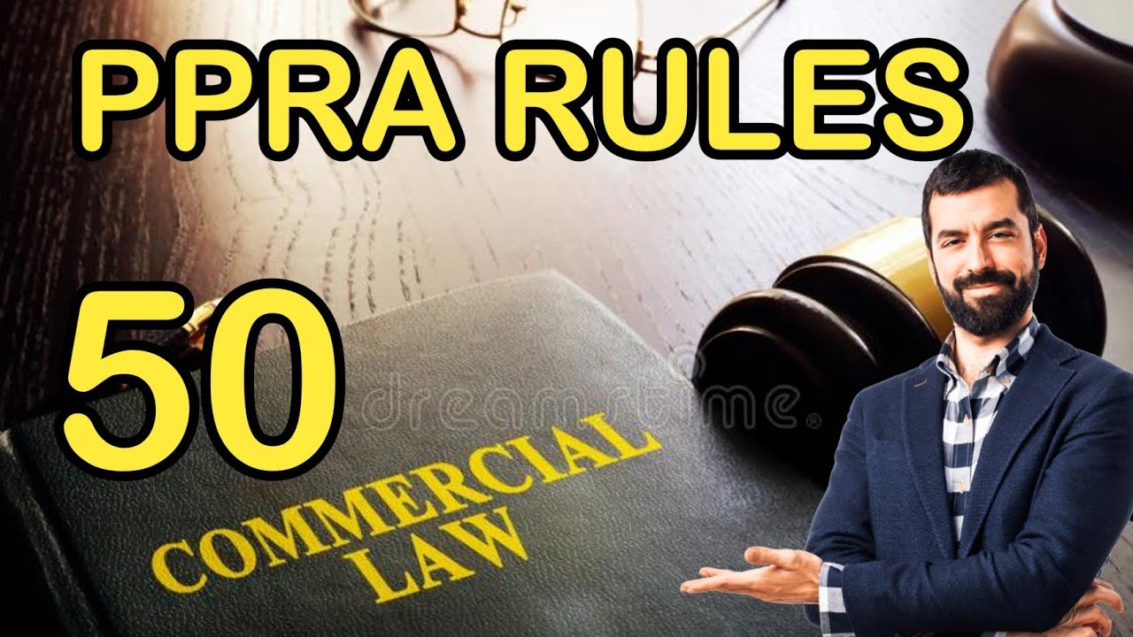 Commercial law by sir imroz alam|Lecture No 50|PPRA RULES|ICMA PAKISTAN ...