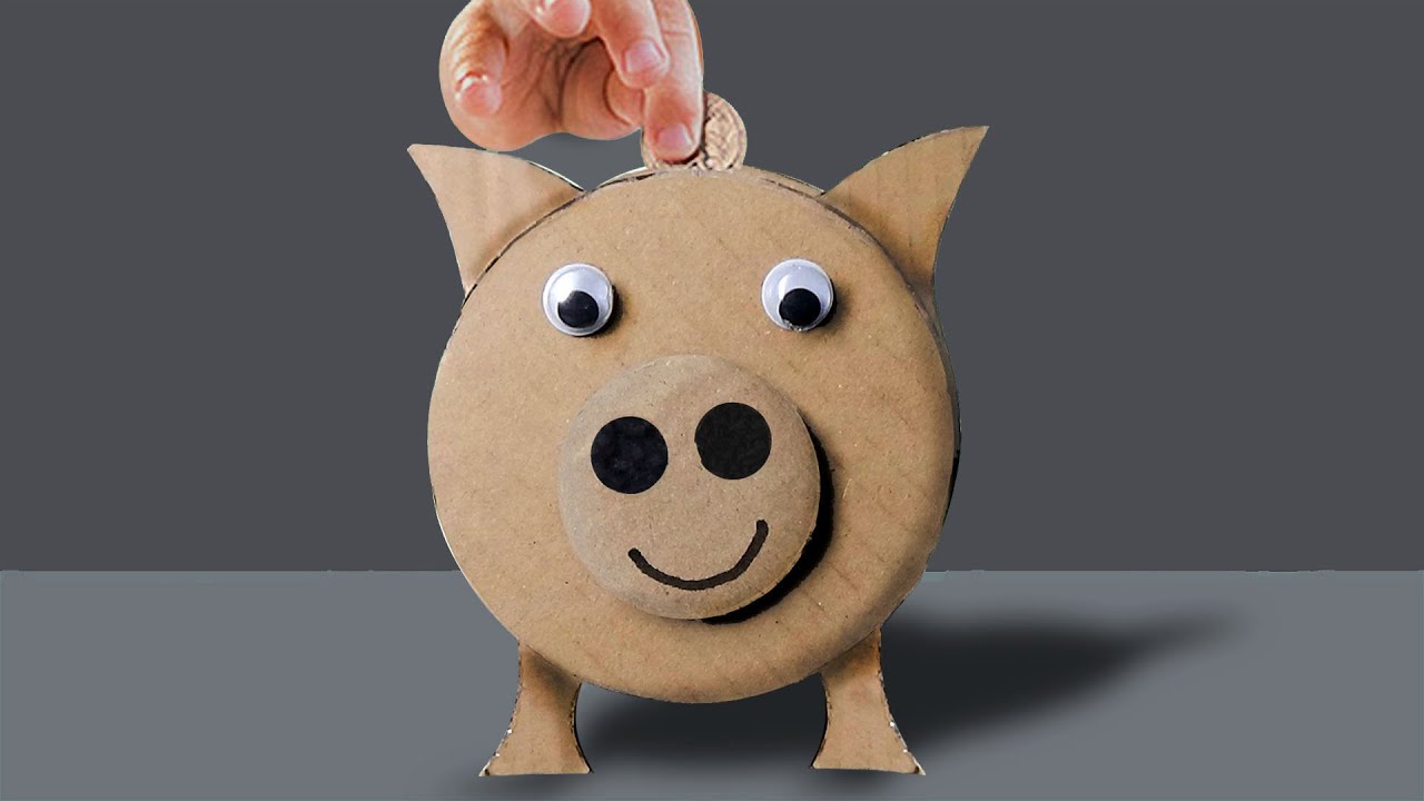 How To Make Piggy Bank Money Box With Cardboard Easy Cardboard Craft Ideas Best Out Of Waste how-to-make-piggy-bank-money-box-with-cardboard-easy-cardboard-craft-ideas-best-out-of-waste
